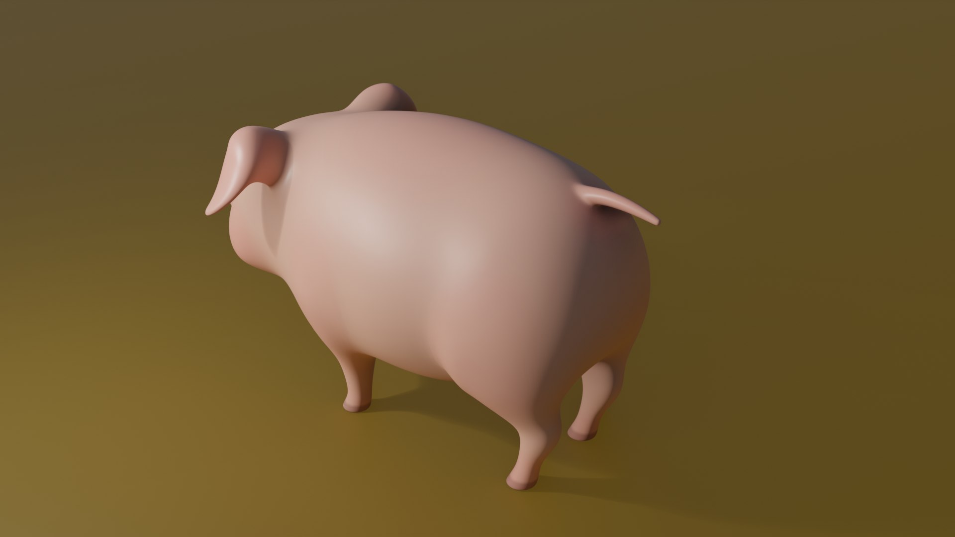3D Stylized Pig Model - TurboSquid 2395400