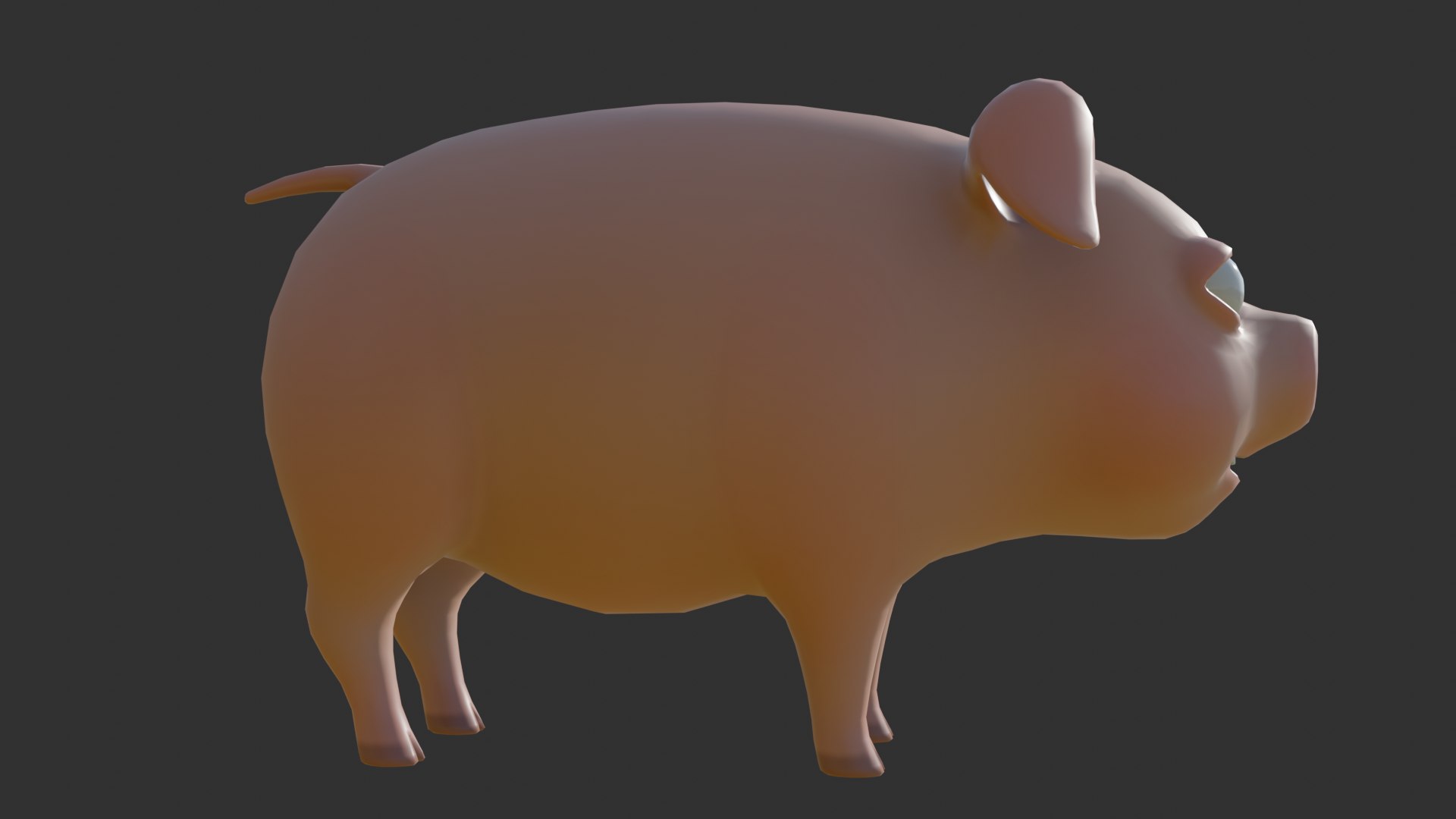 3D Stylized Pig Model - TurboSquid 2395400