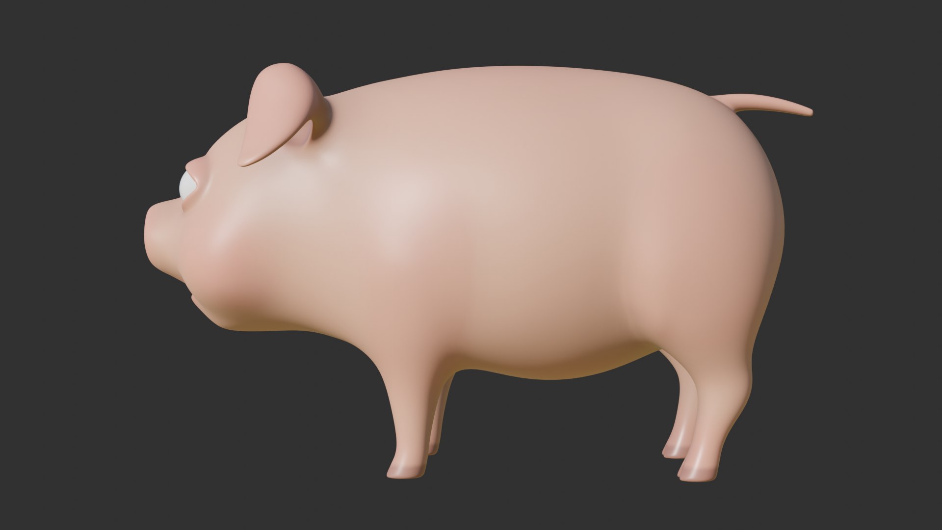3D Stylized Pig Model - TurboSquid 2395400