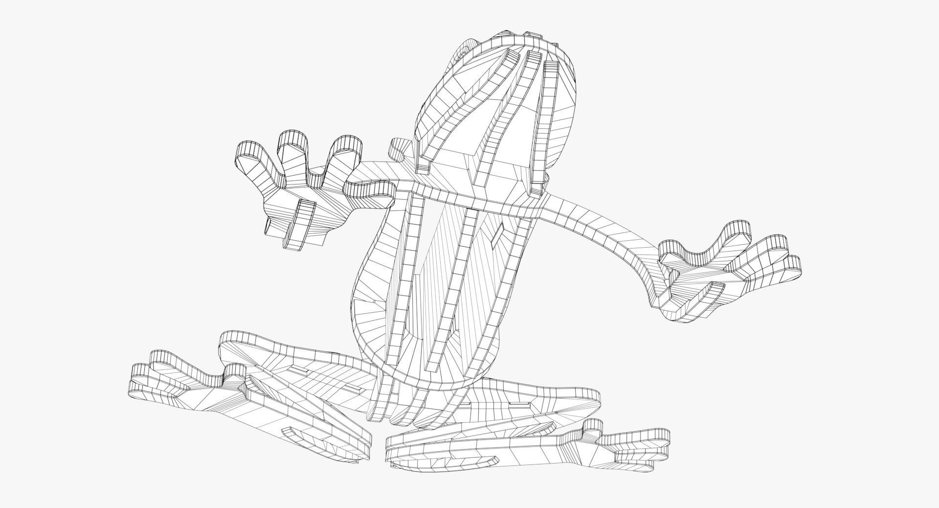 Frog Laser Cut Animation 3D Model - TurboSquid 1318569