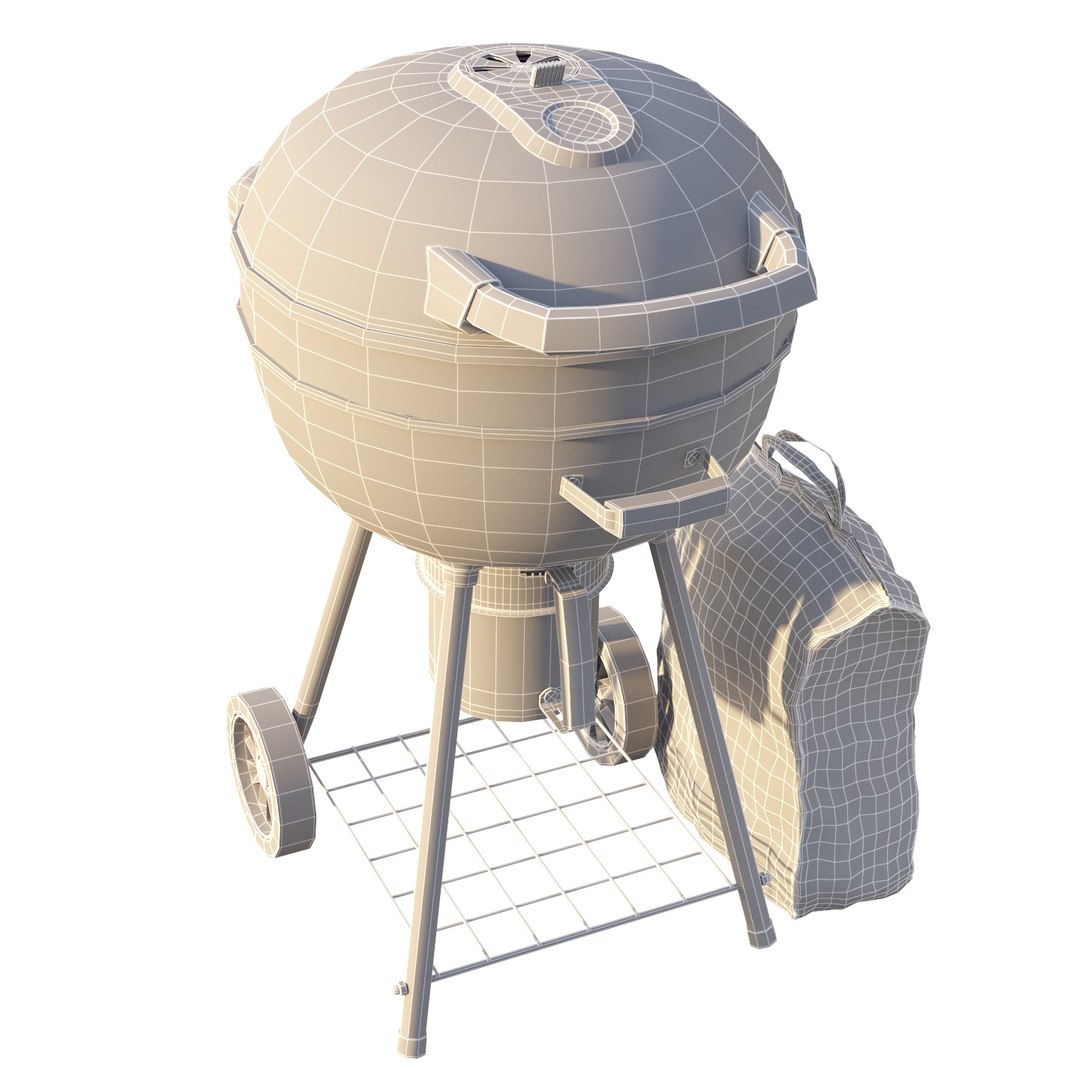 3D Model Pro Charcoal Grill - TurboSquid 1555859