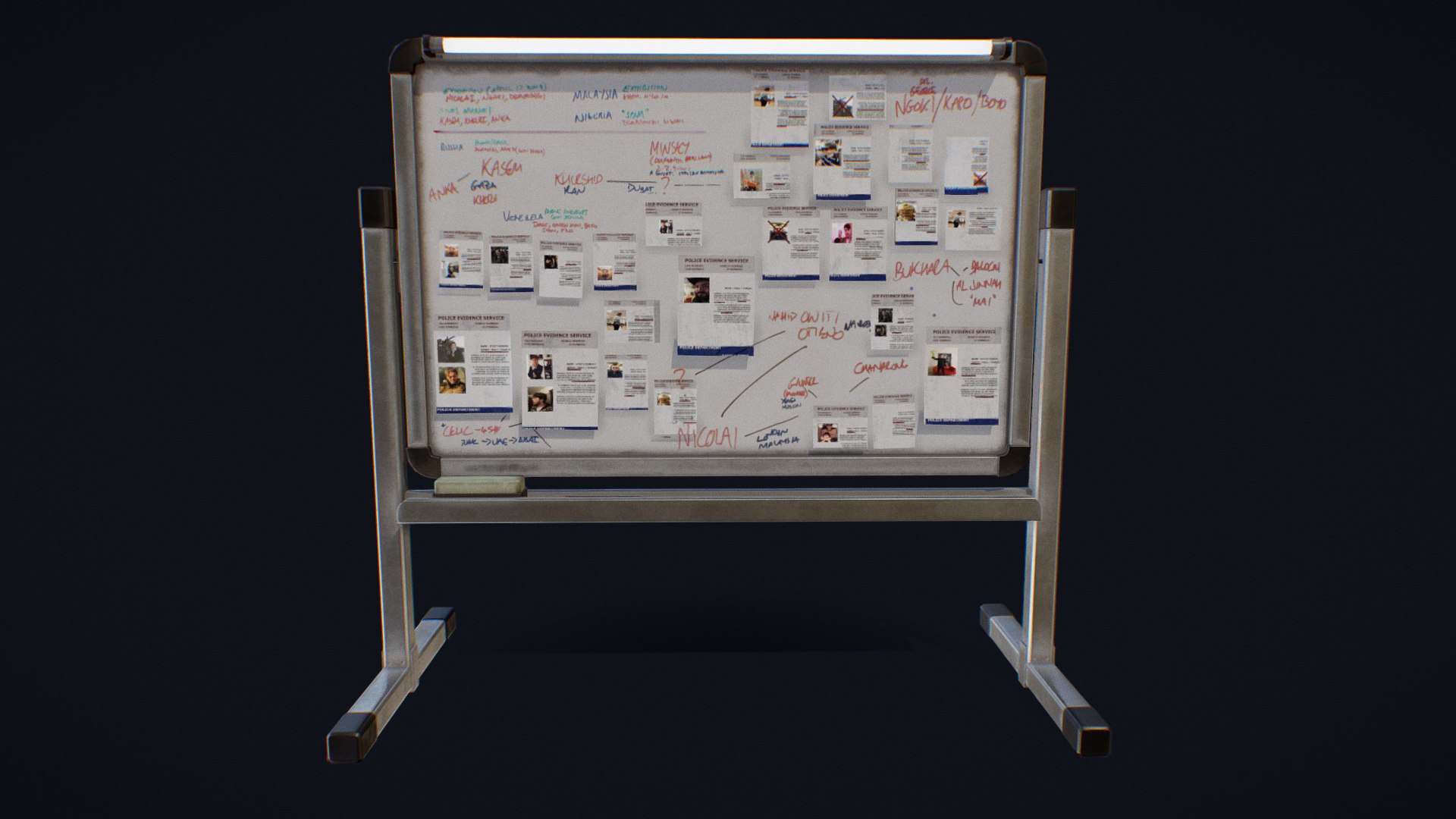 Gas Board 3D - TurboSquid 1451654