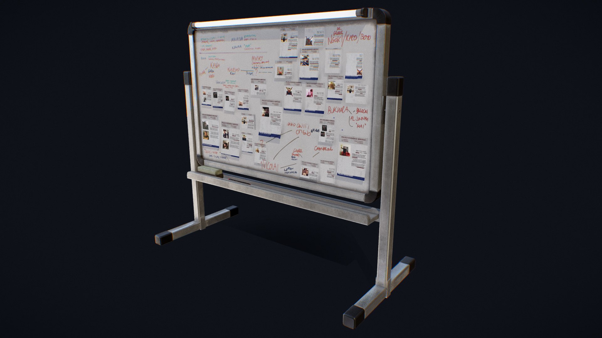 Gas Board 3D - TurboSquid 1451654