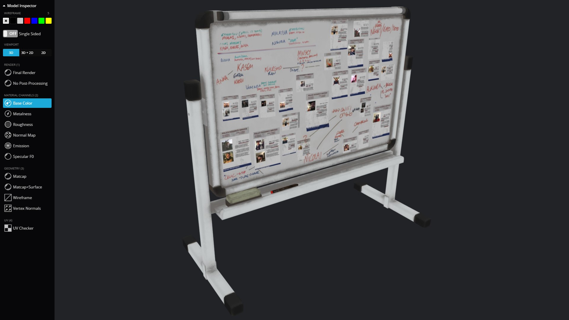 Gas Board 3D - TurboSquid 1451654
