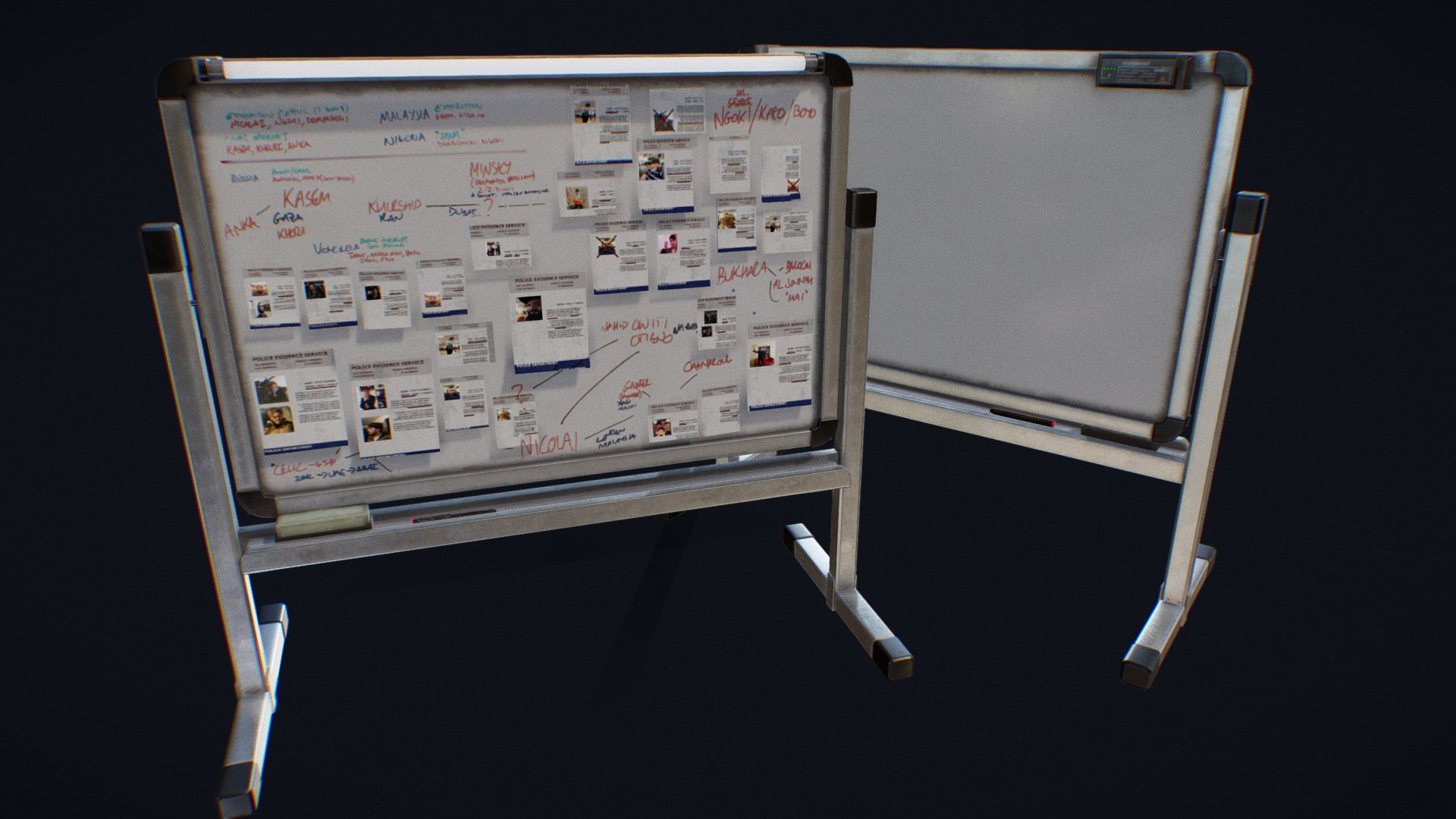 Gas Board 3D - TurboSquid 1451654