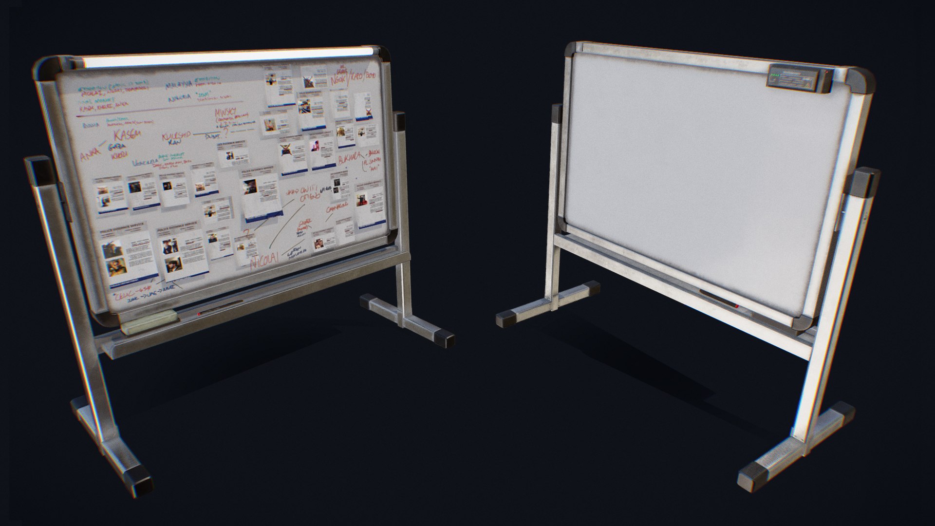 Gas Board 3D - TurboSquid 1451654