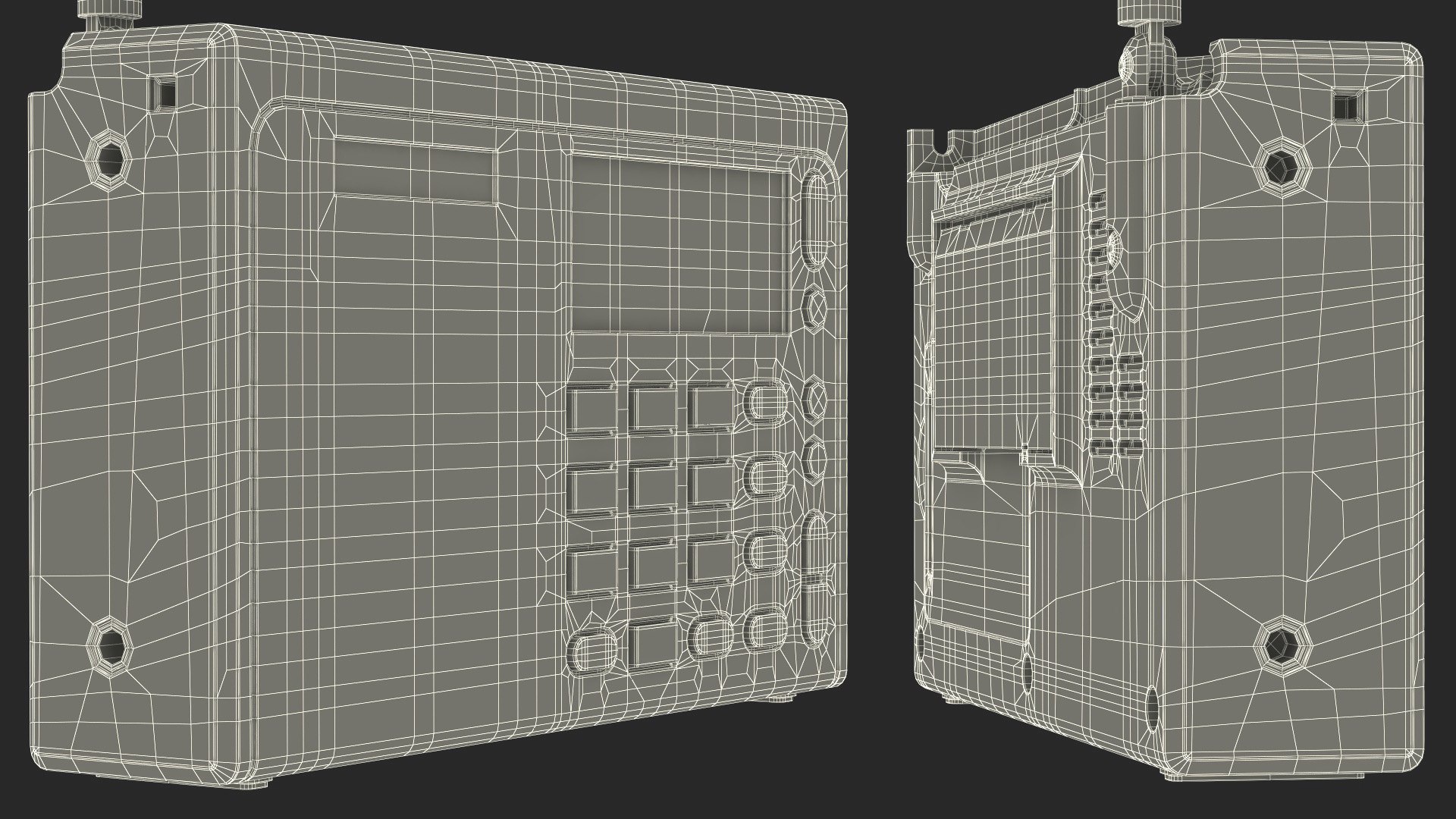 Portable FM AM Radio With Telescopic Antenna Model - TurboSquid 2426466