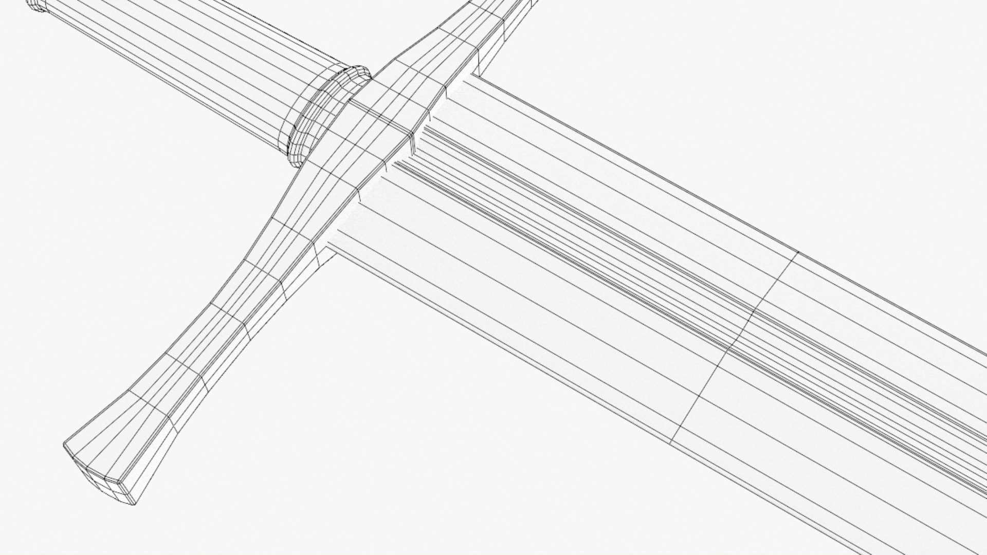 3D longsword medieval model - TurboSquid 1639598