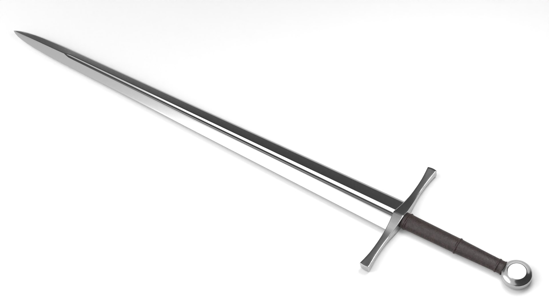 3D longsword medieval model - TurboSquid 1639598