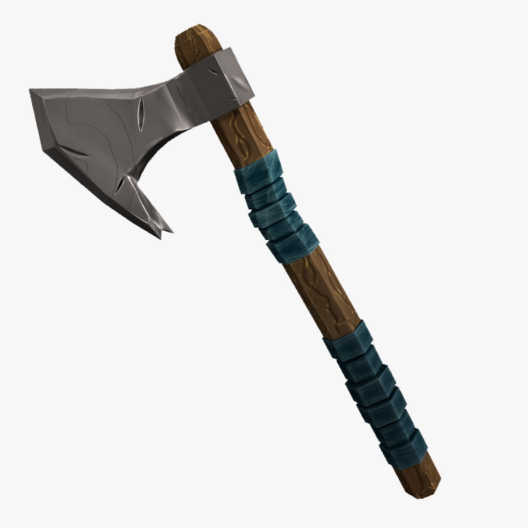 Stylized Fantasy Axe Model - TurboSquid 2096855