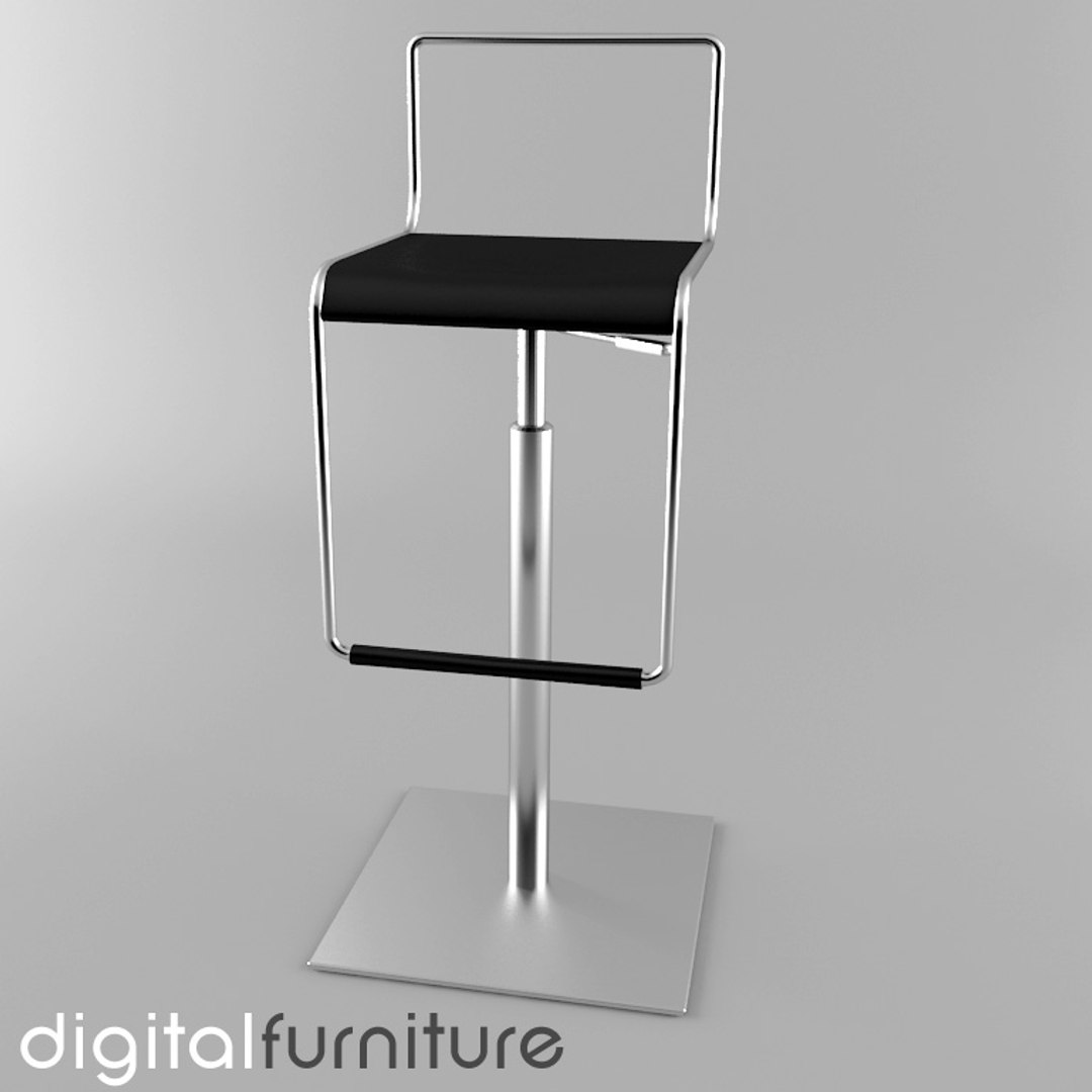 3dsmax stool digital