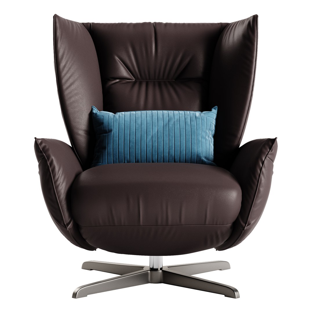 Natuzzi tulip armchair model - TurboSquid 1566294