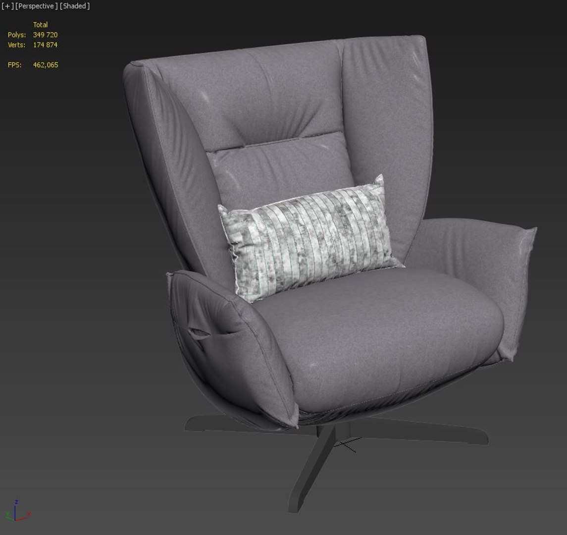 Natuzzi tulip armchair model - TurboSquid 1566294