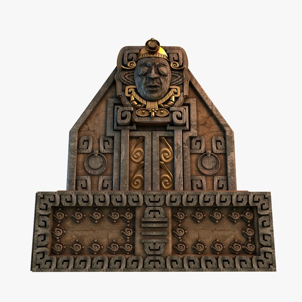 aztec house 3d model