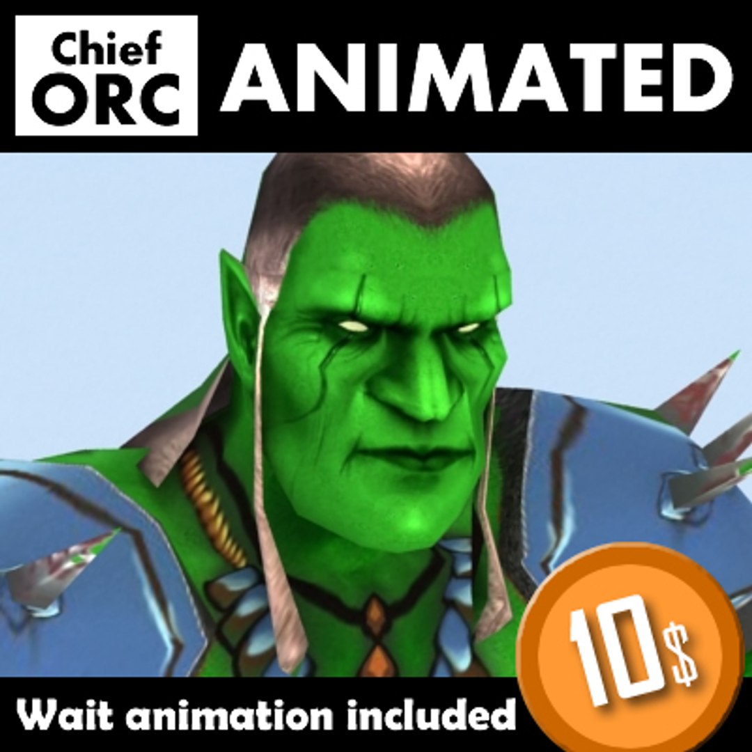 3d model orc chieftain