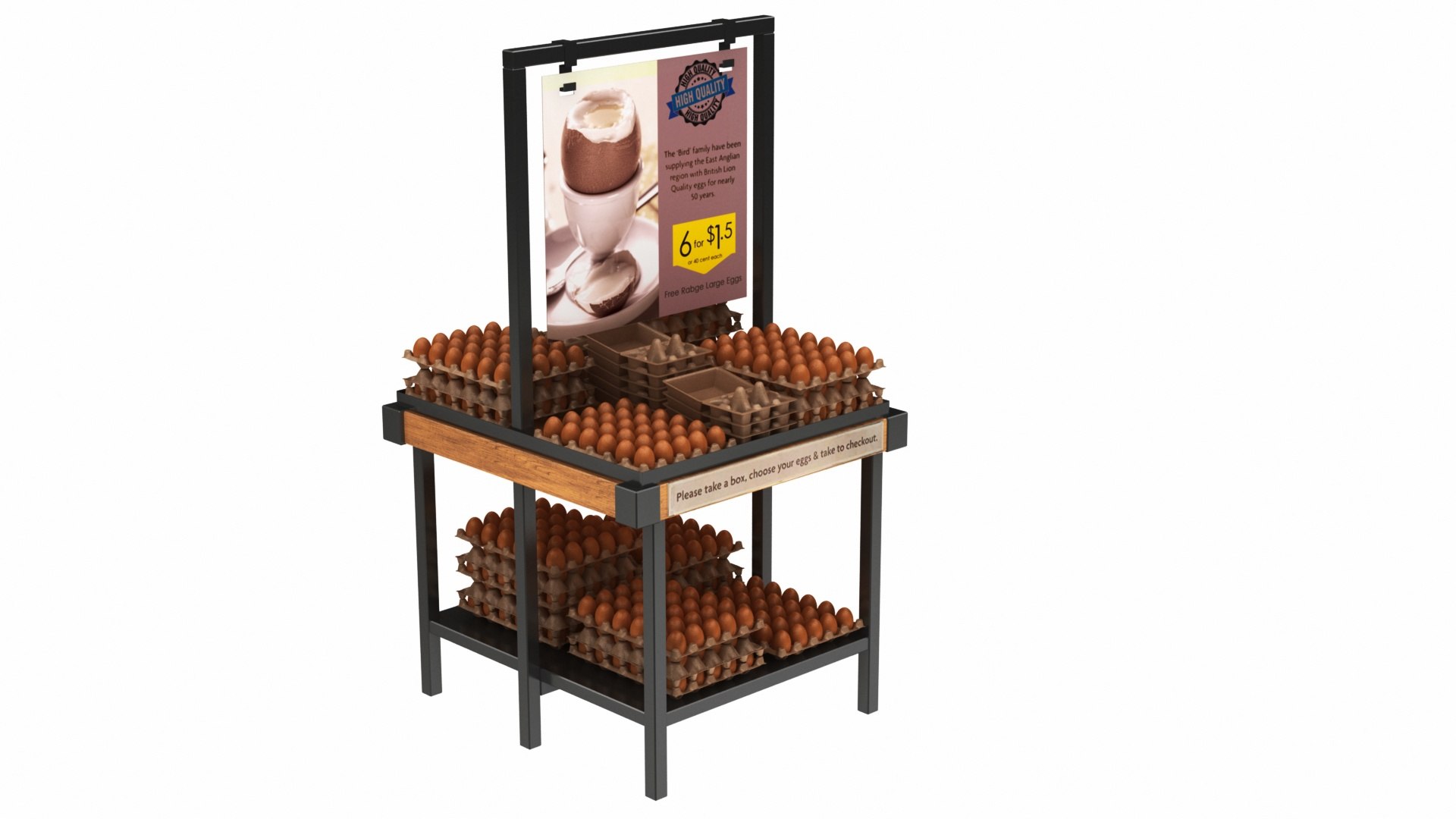 3D Egg Display Stand - TurboSquid 1594733