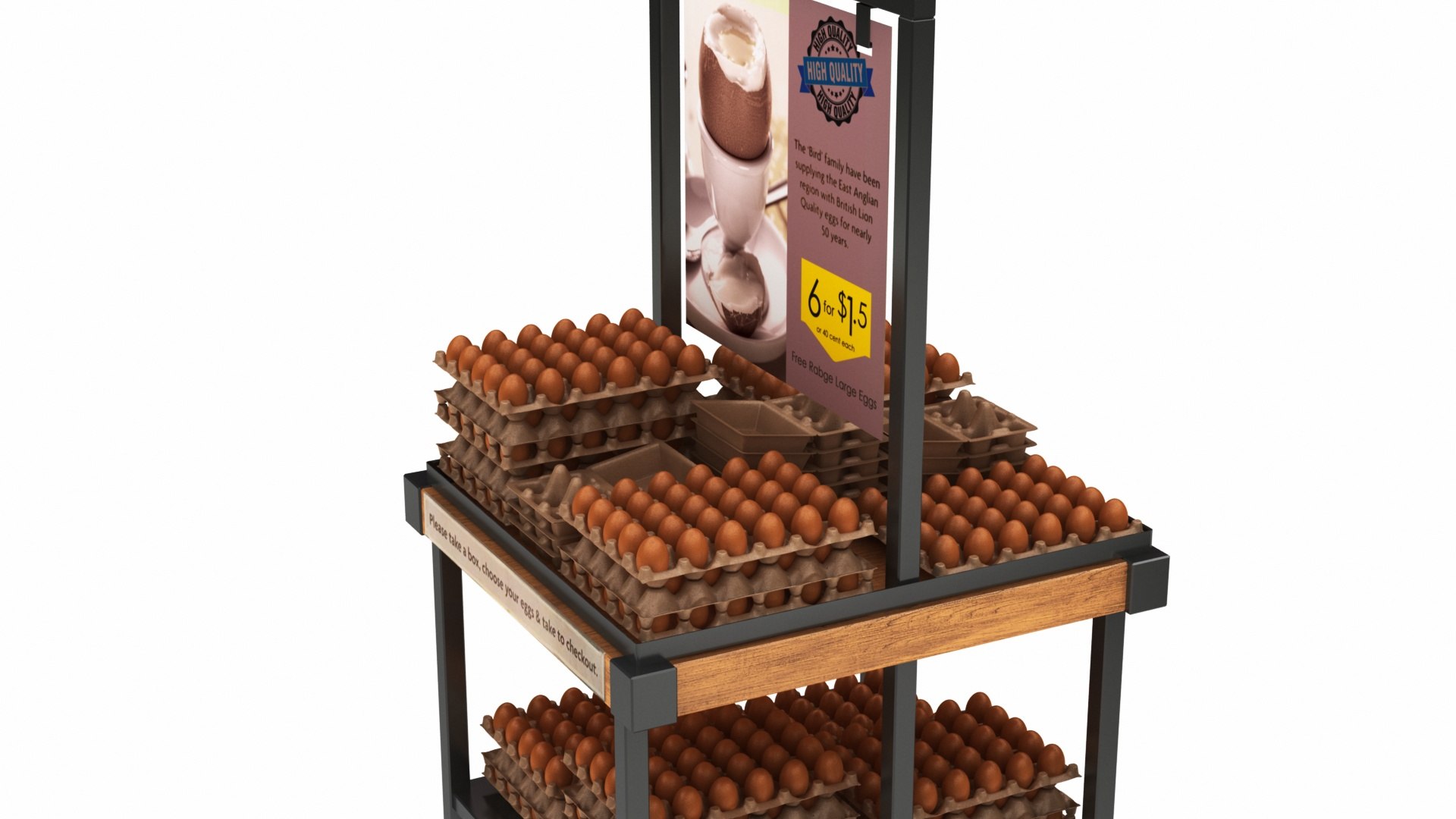 3D Egg Display Stand - TurboSquid 1594733