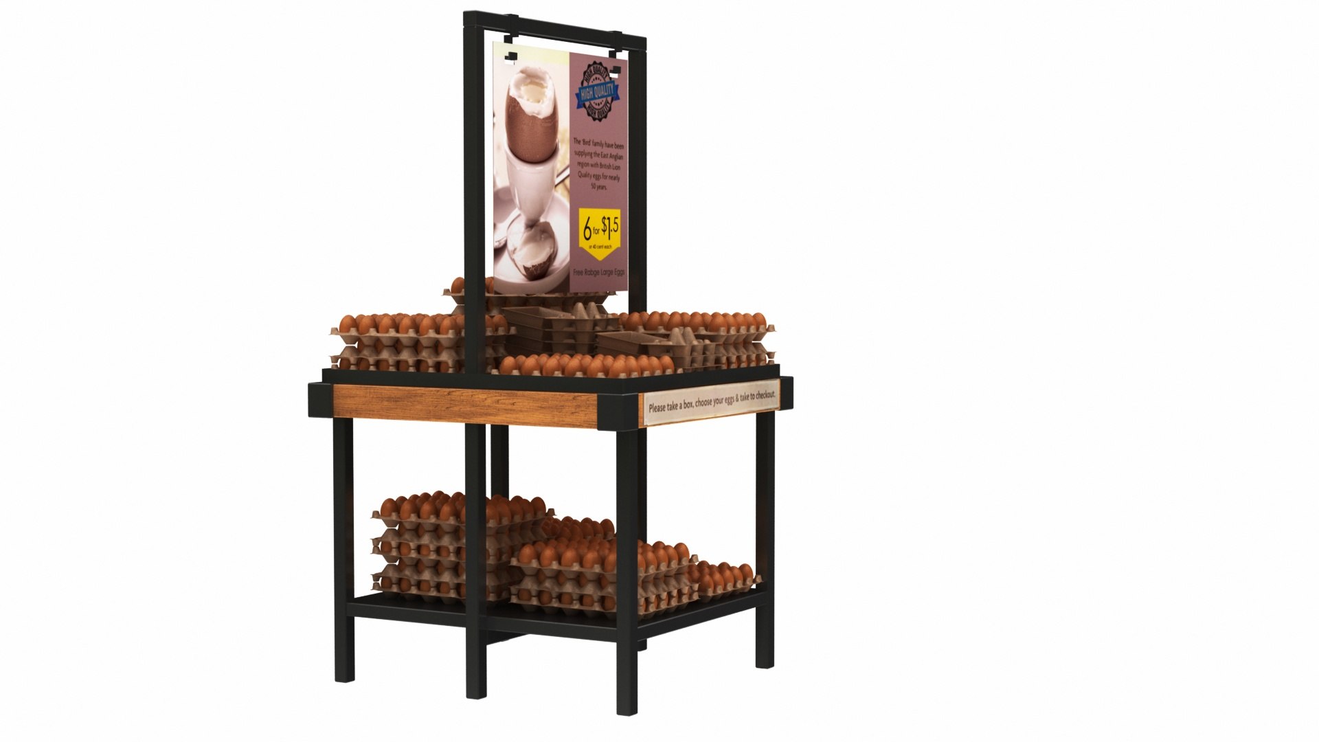 3D Egg Display Stand - TurboSquid 1594733