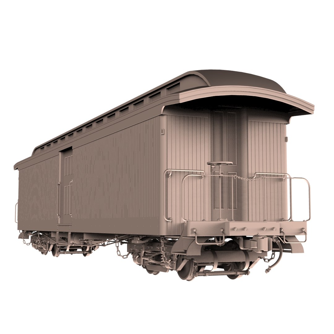 Narrow Gauge Passenger Cars Obj