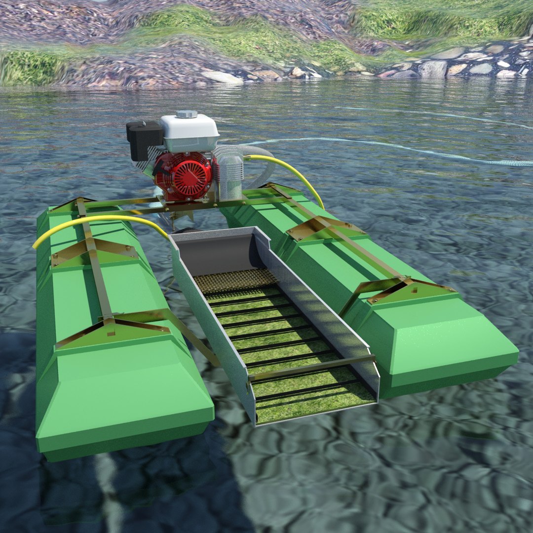 Modern 4 Inch Dredge 3d Model