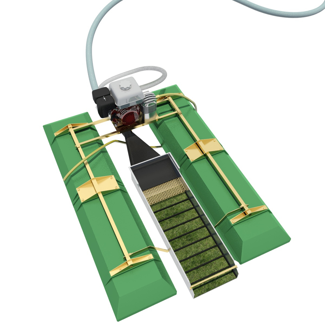 Modern 4 Inch Dredge 3d Model