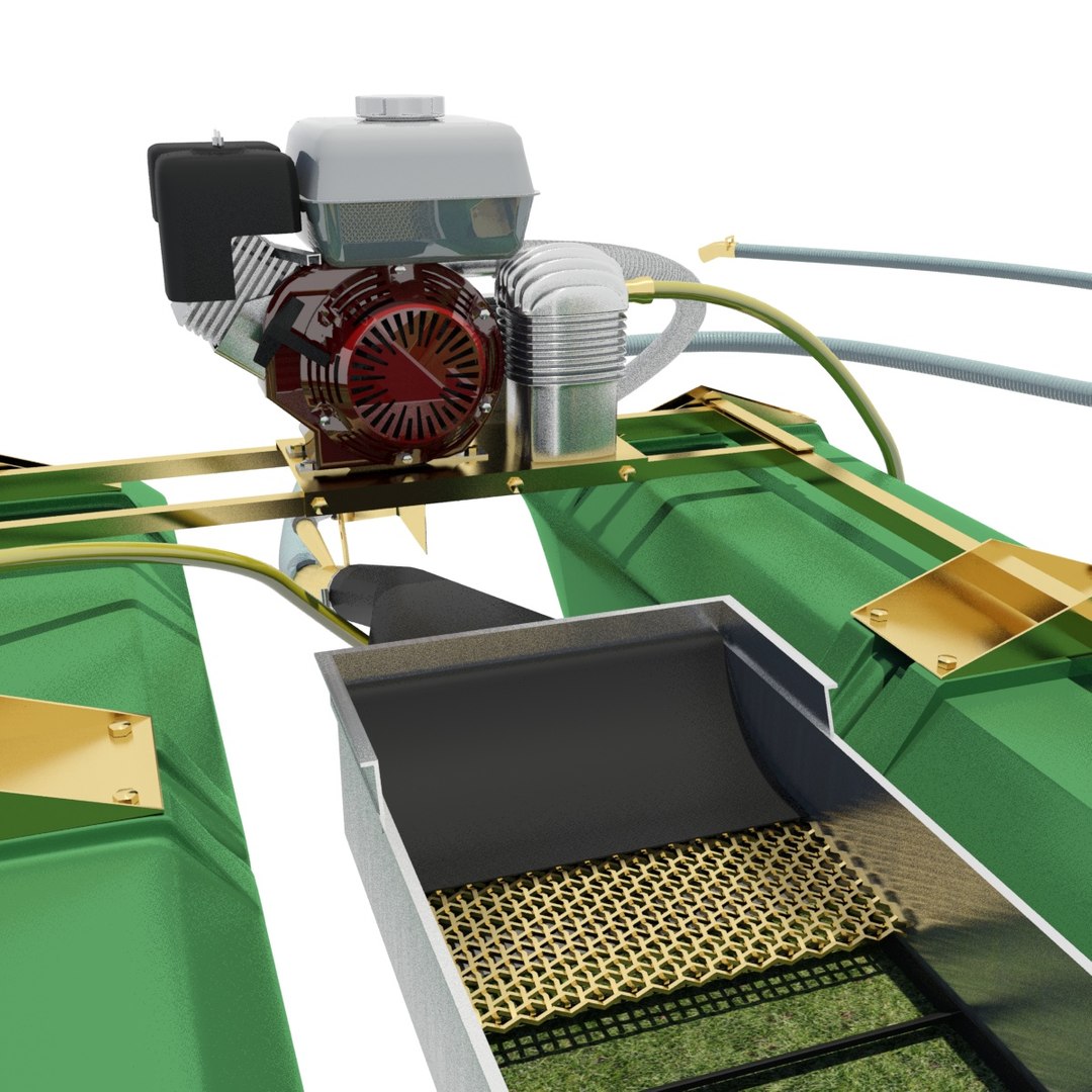Modern 4 Inch Dredge 3d Model