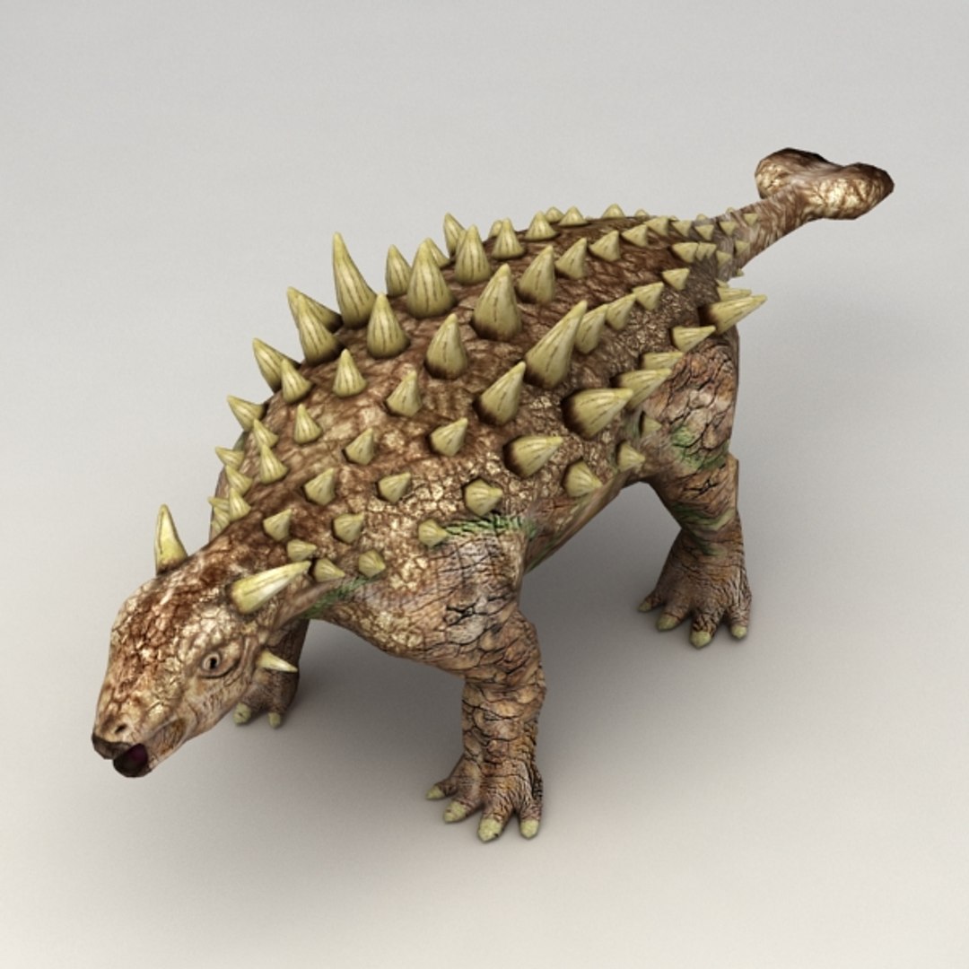 Ankylosaurus Rigged 3d Max