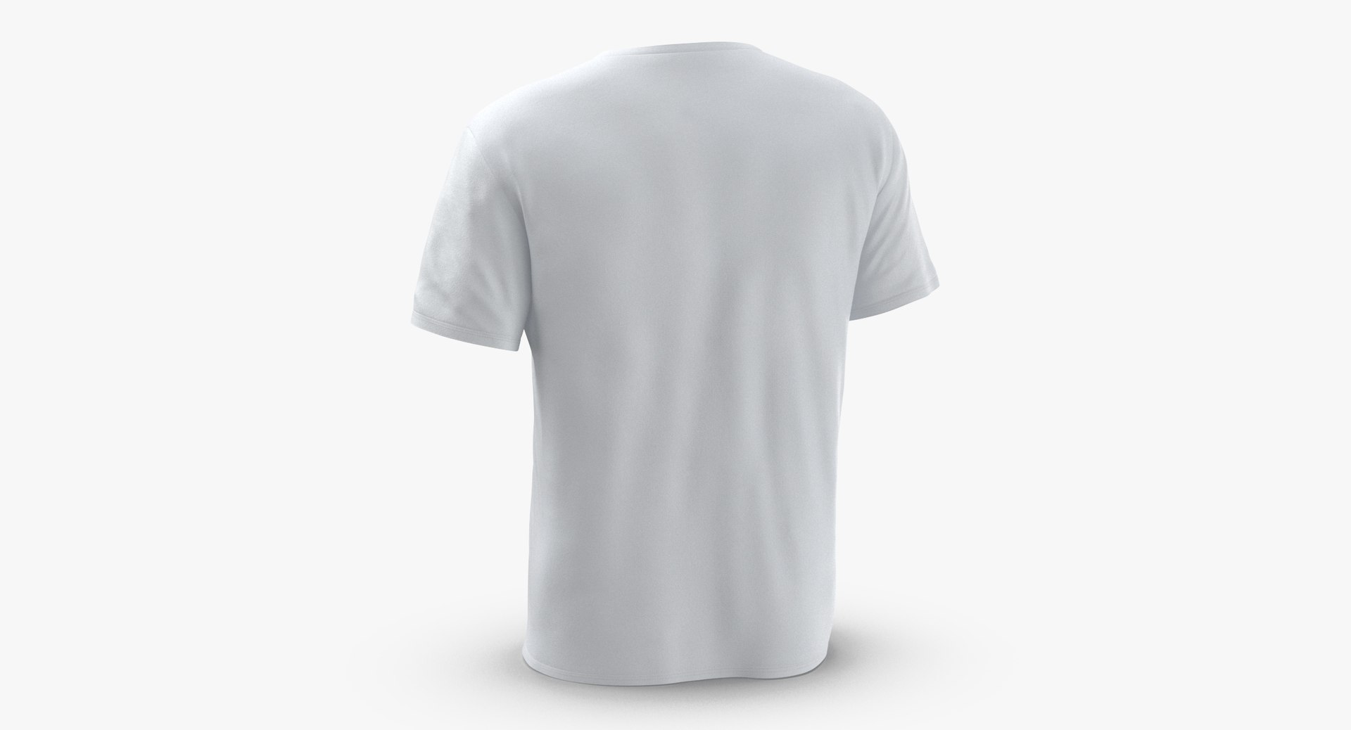 3D Male Crew Neck Worn Model - TurboSquid 1194297