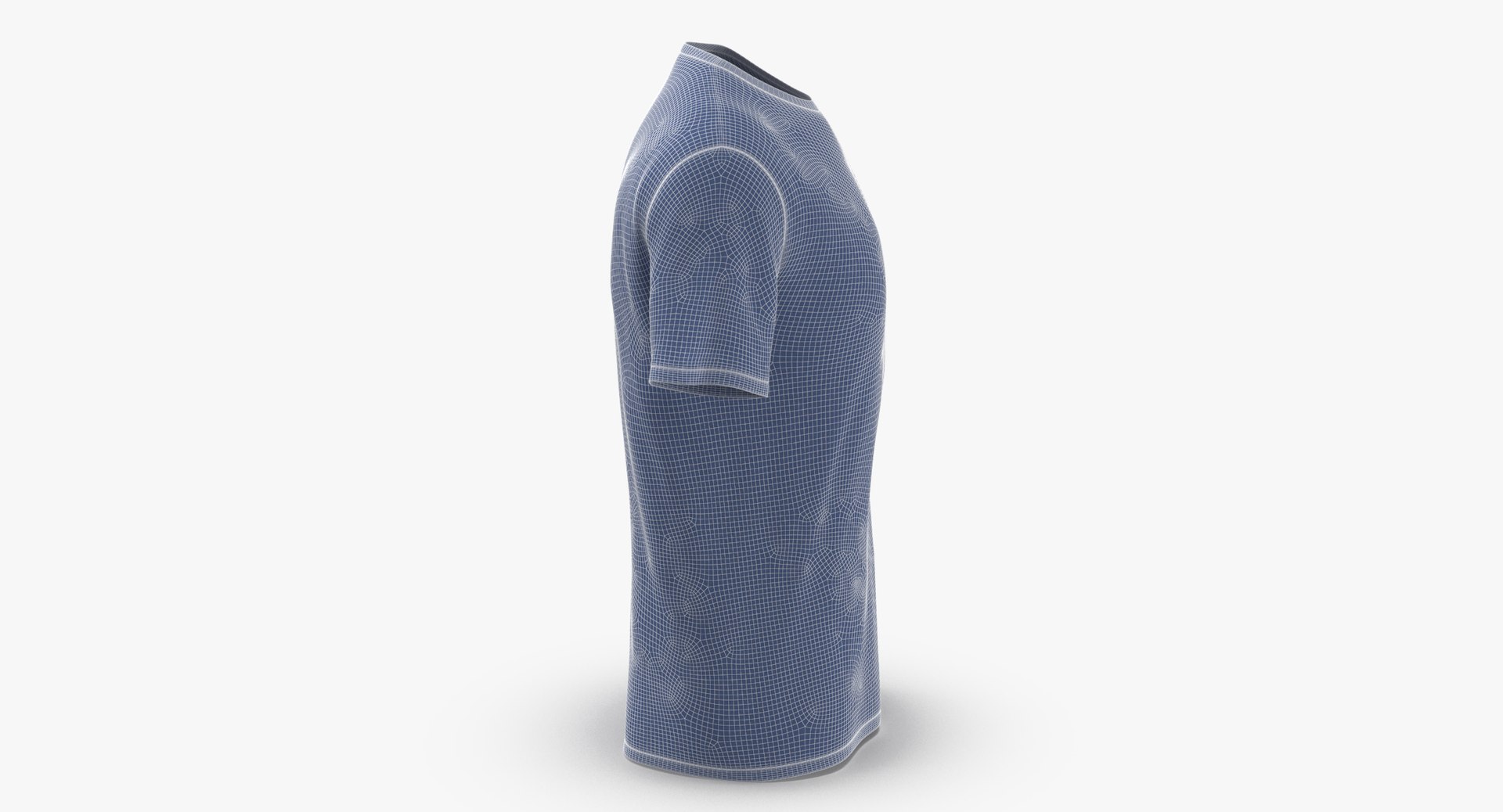 3D Male Crew Neck Worn Model - TurboSquid 1194297