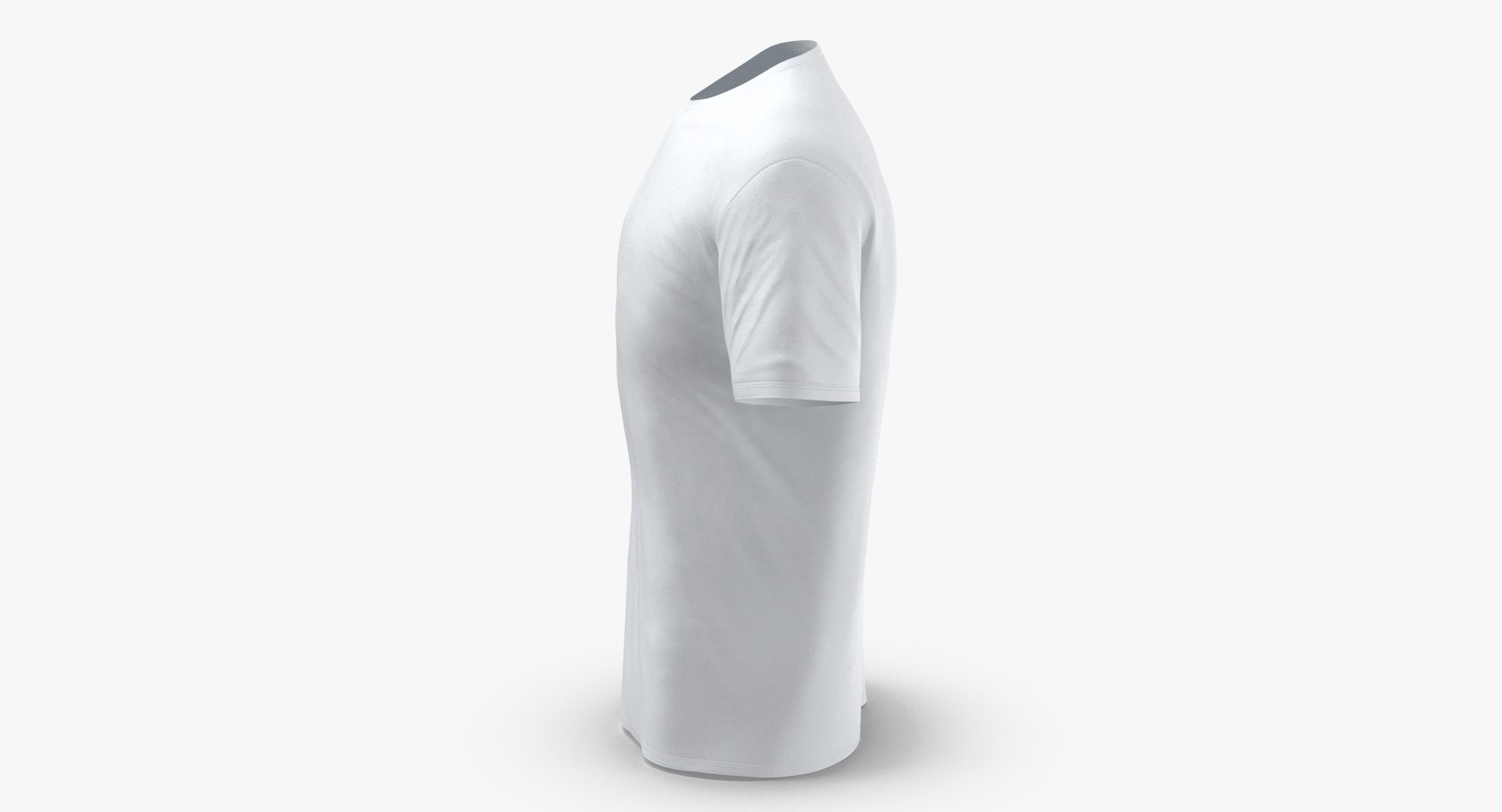 3D Male Crew Neck Worn Model - TurboSquid 1194297