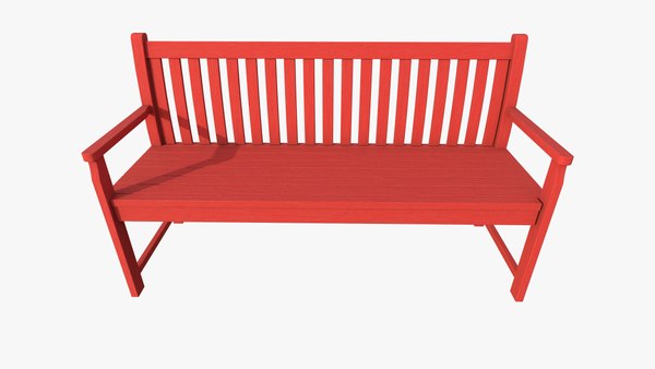 Bench 40 with PBR 4K 8K model - TurboSquid 1845002