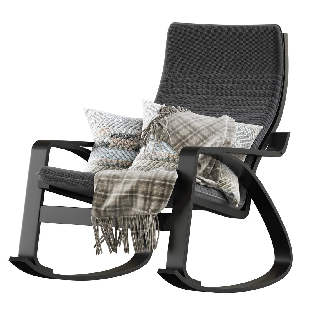 3D IKEA POANG Rocking chair MAX FILE - TurboSquid 1755563