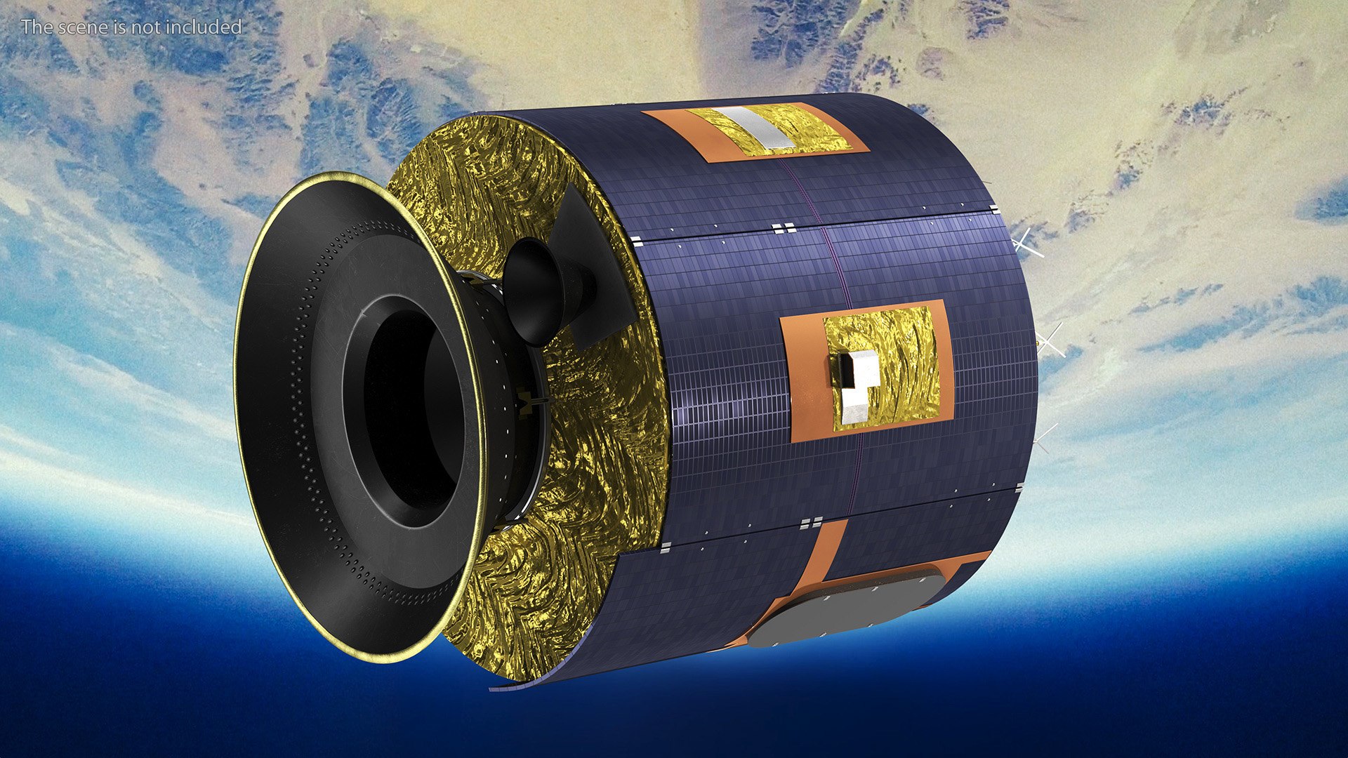 Meteosat Second Generation Satellite 3D - TurboSquid 2279783