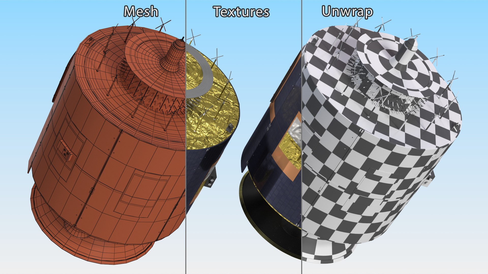 Meteosat Second Generation Satellite 3D - TurboSquid 2279783