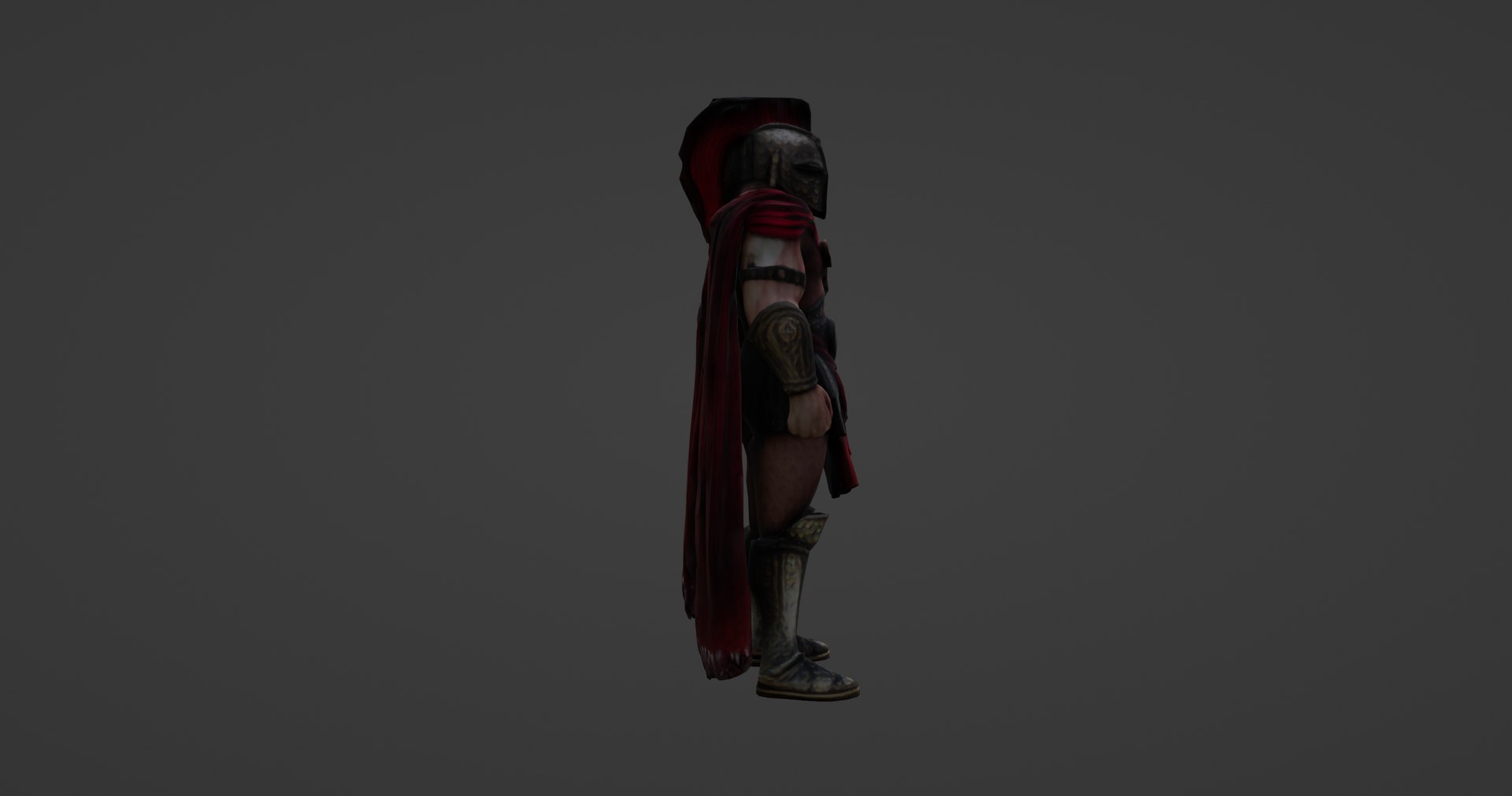Spartan Warrior 3D Character Model Model - TurboSquid 2339949