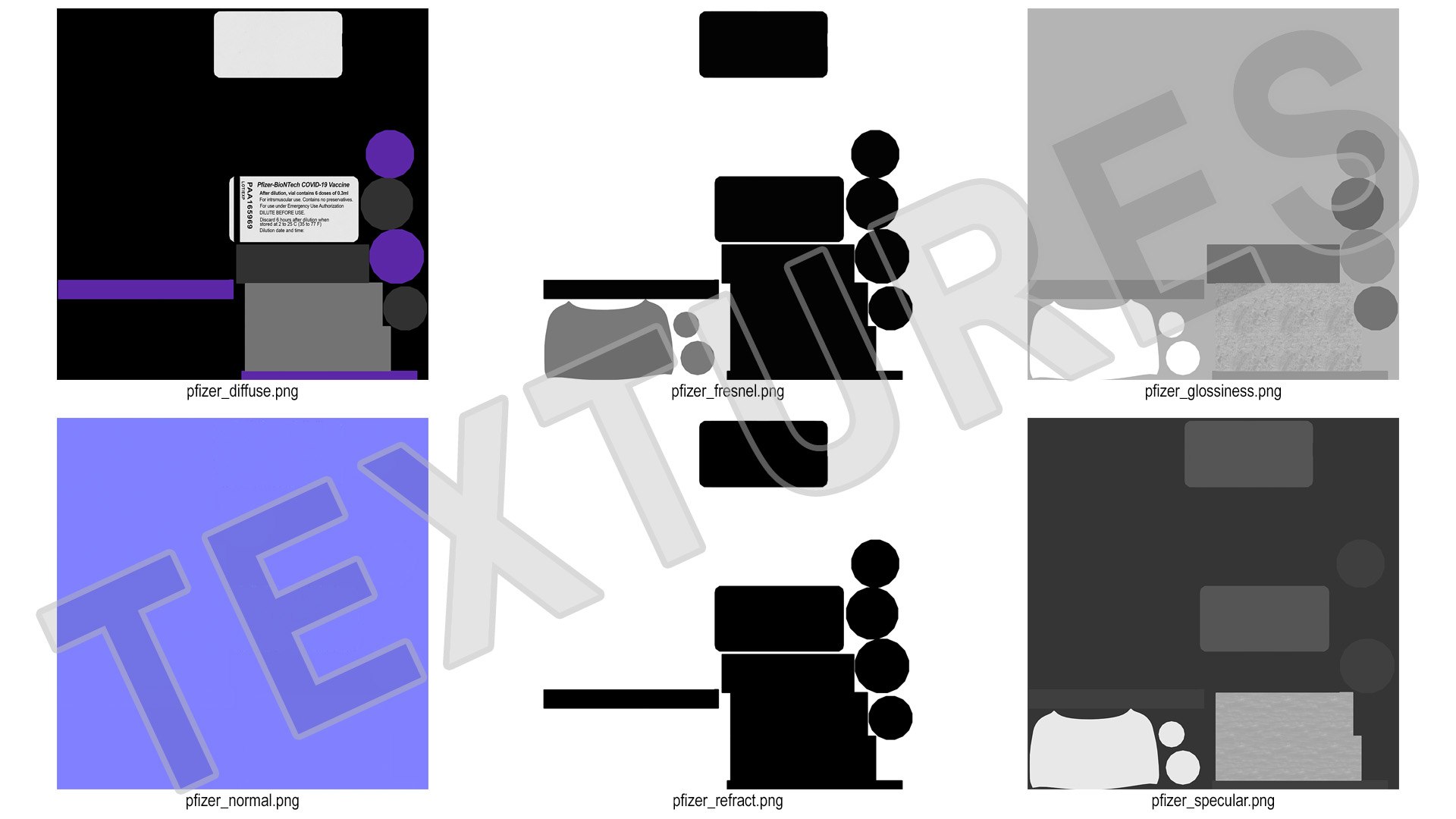 Pfizer Covid19 Vaccine 3D Model - TurboSquid 1815531