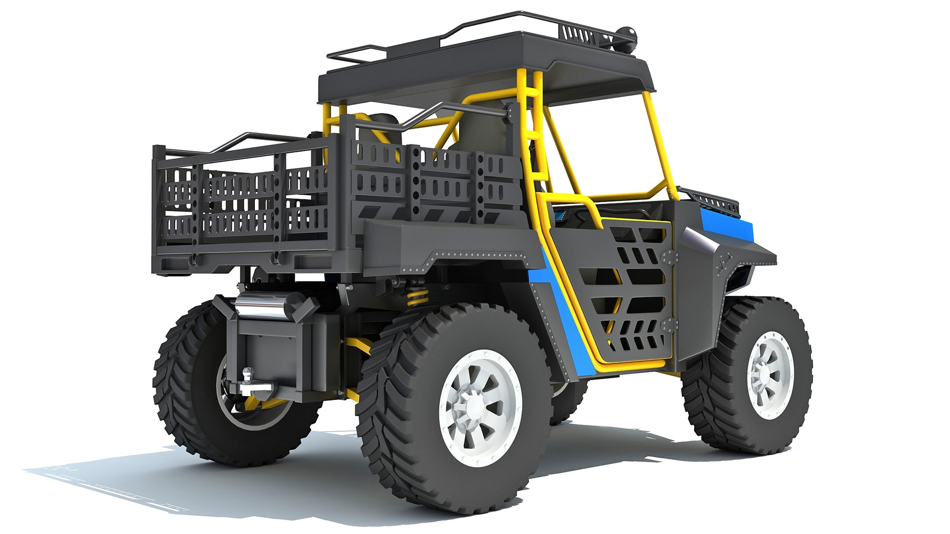 3D Model UTV Utility Vehicle - TurboSquid 1821076