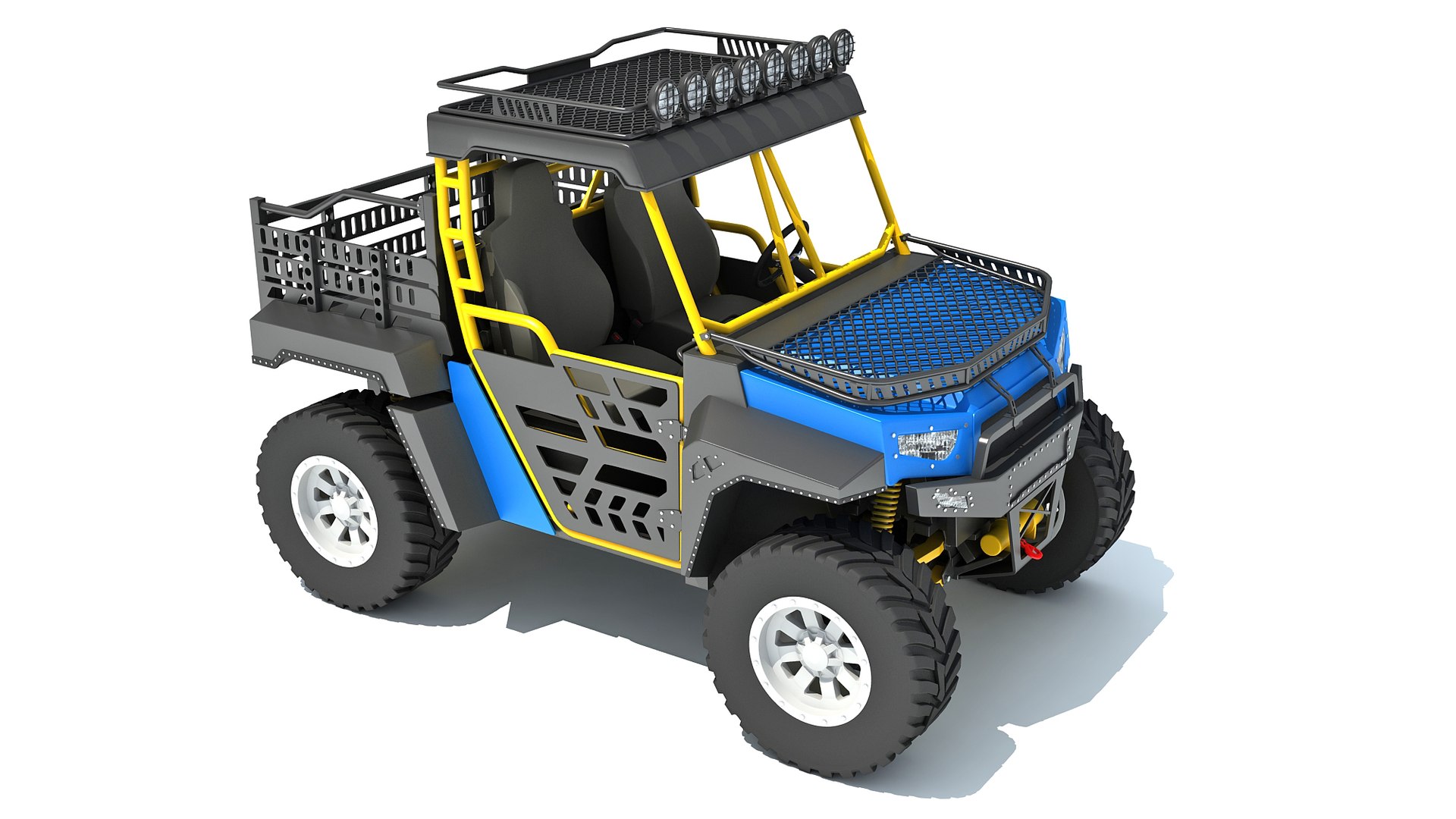 3D Model UTV Utility Vehicle - TurboSquid 1821076