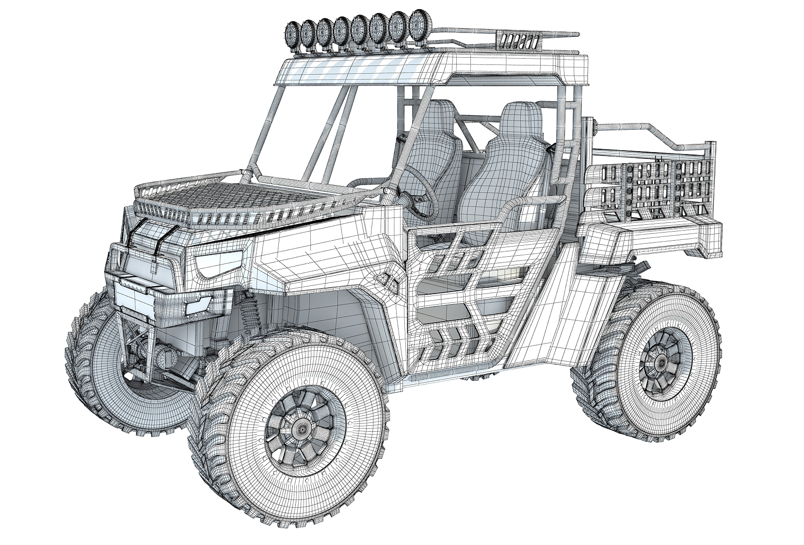 3D model UTV Utility Vehicle - TurboSquid 1821076