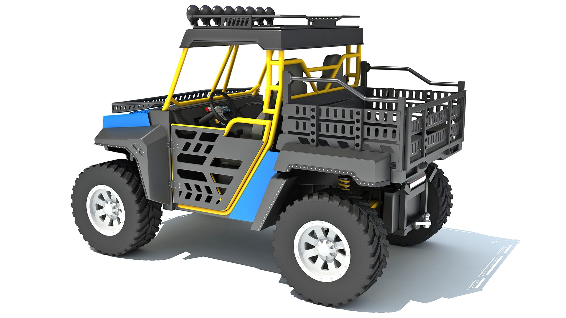 3D Model UTV Utility Vehicle - TurboSquid 1821076