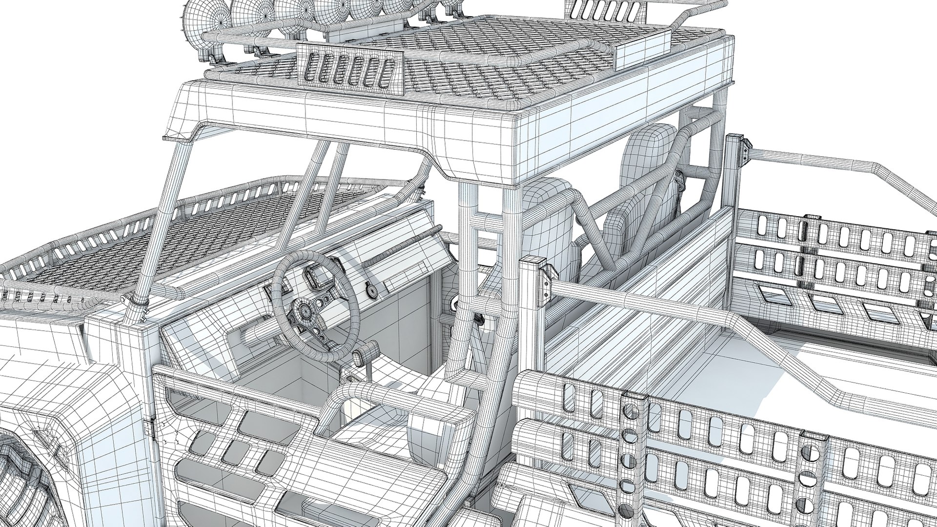 3D Model UTV Utility Vehicle - TurboSquid 1821076