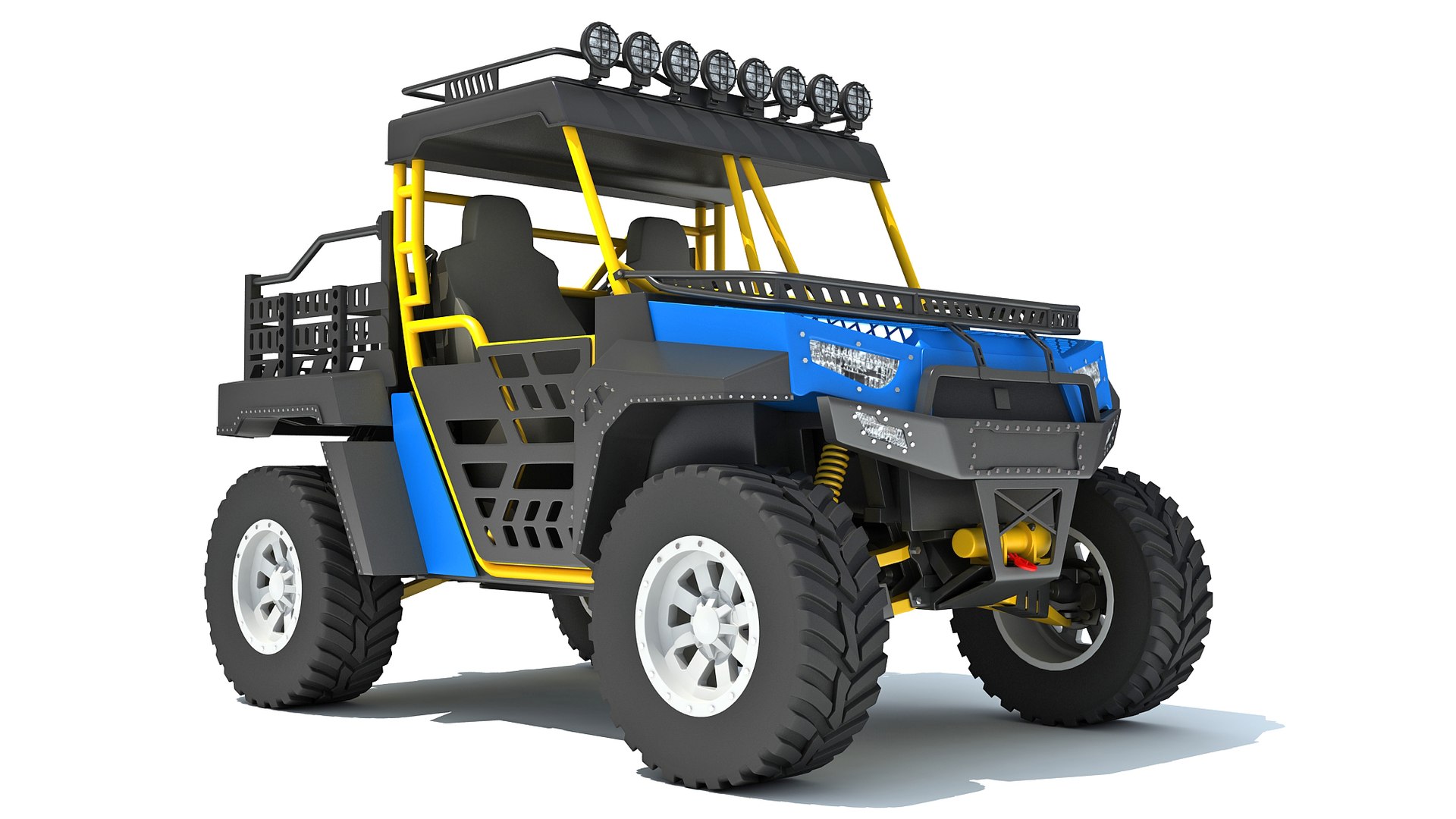 3D Model UTV Utility Vehicle - TurboSquid 1821076