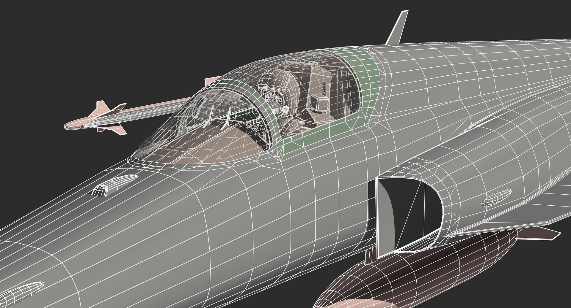 Northrop F5E Tiger II 3D - TurboSquid 2064142