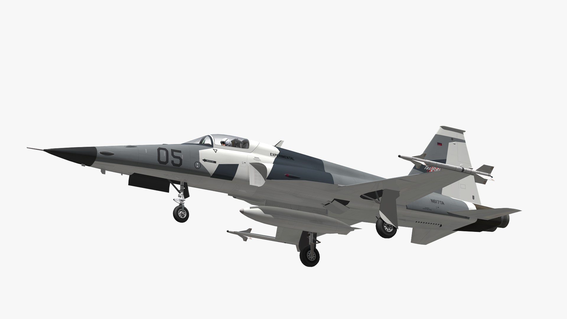 Northrop F5E Tiger II 3D - TurboSquid 2064142