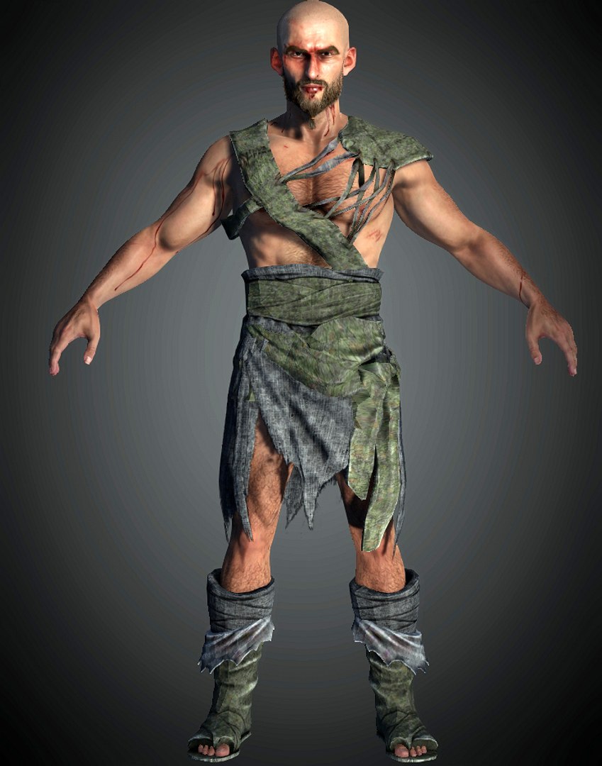 3D Warrior Model Ready For Animation - TurboSquid 1831265