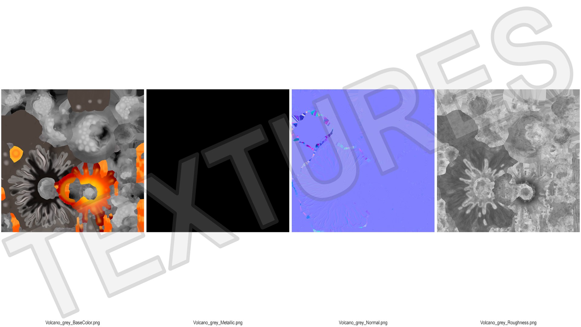 3D Gray Stylized Erupting Volcano With Lava And Smoke - TurboSquid 2265710