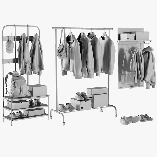 Clothes Rack 3D Models for Download | TurboSquid