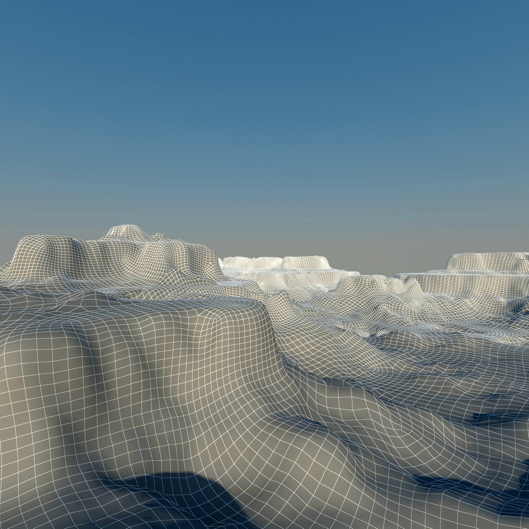 3d Terrain Canyon Model