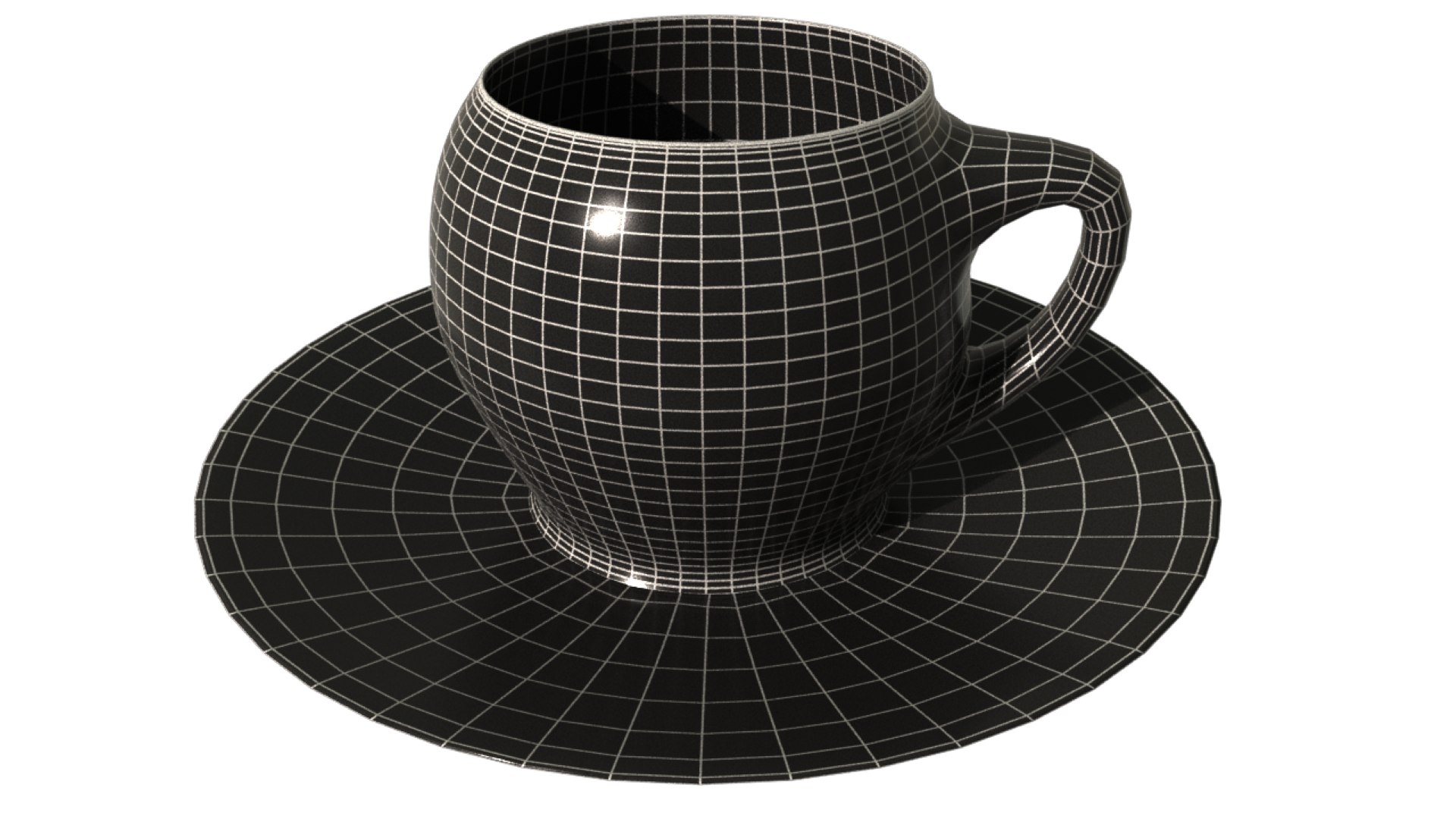 3D model Cup Plate - TurboSquid 2022691