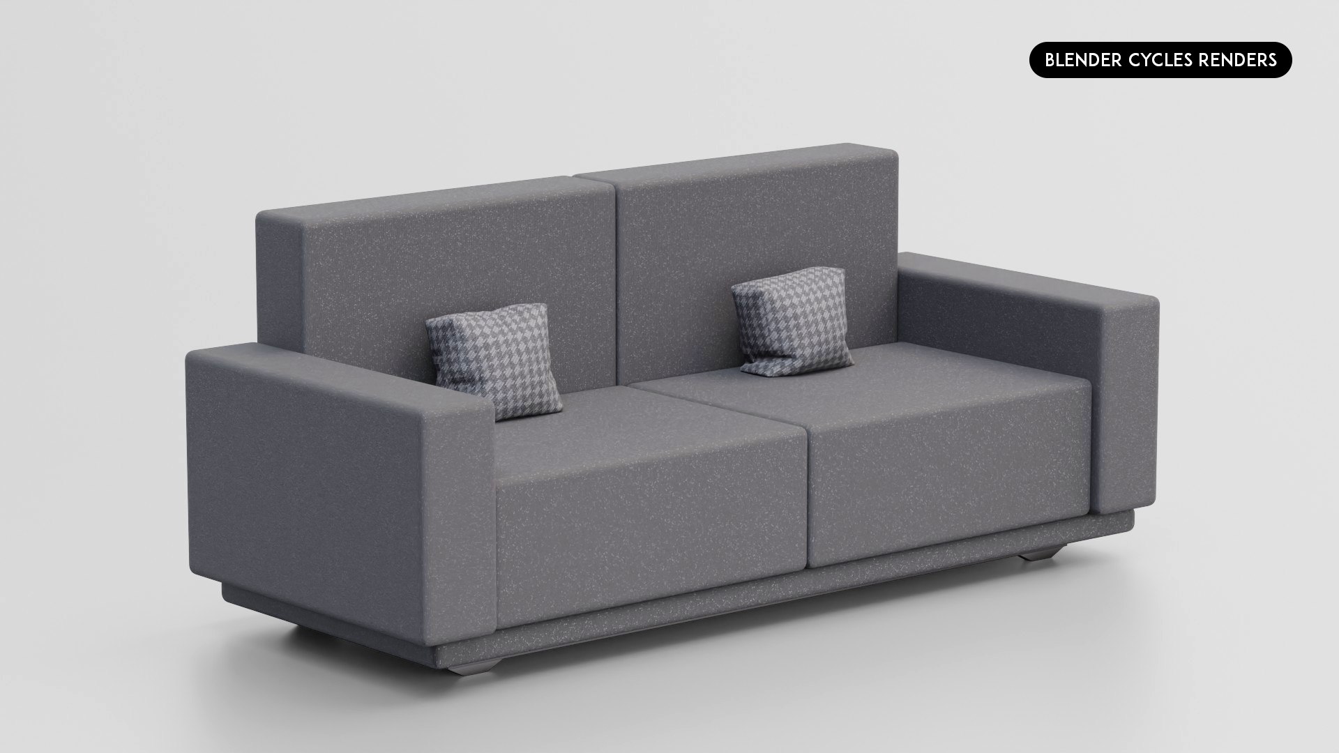 3D Model Modern Boxy Sofa Design - TurboSquid 1988058